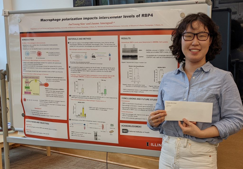 Jae wins 3rd place in poster competition | Amengual Lab - University of ...