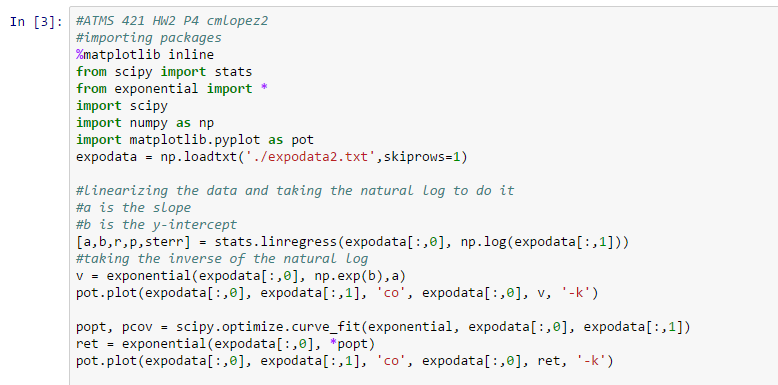Christina's Blog » Homework 2! Exponential Models!
