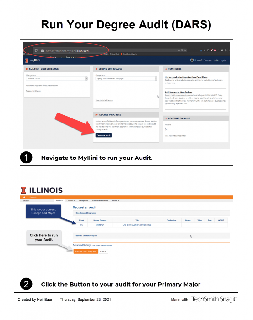 Run Your DARS – Communication Advising