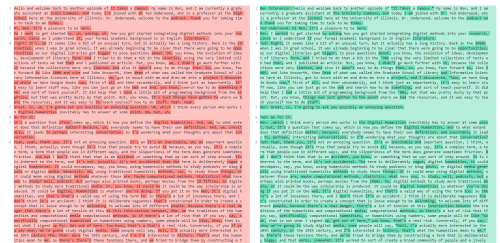 Comparison: Human vs. Computer Transcription of an “It Takes a Campus ...