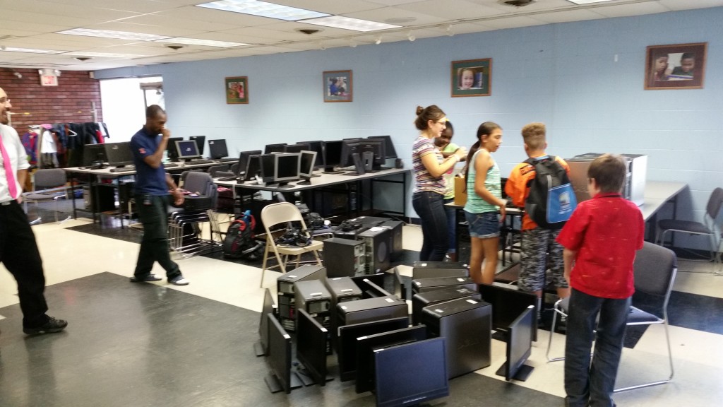 First computer install at UNCC | Digital Literacy for All Learners