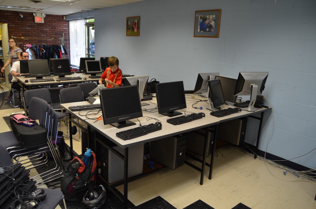 First computer install at UNCC | Digital Literacy for All Learners