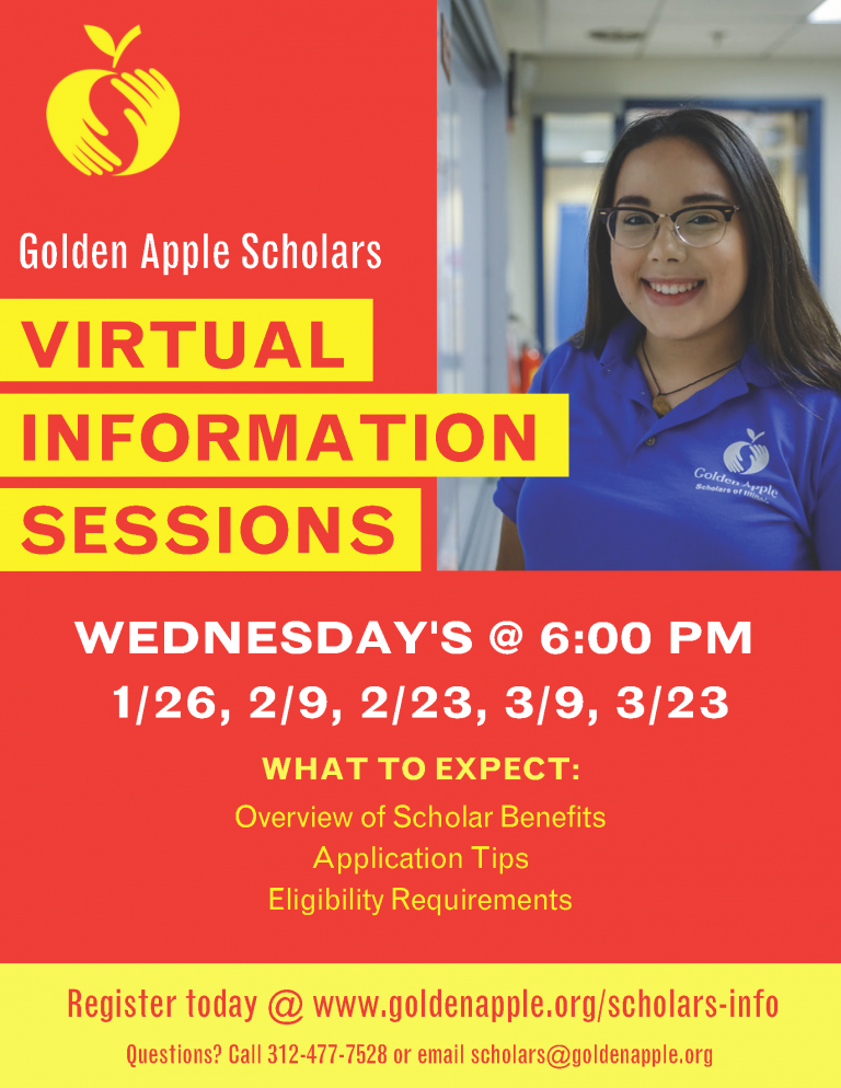 apply for a golden apple scholarship