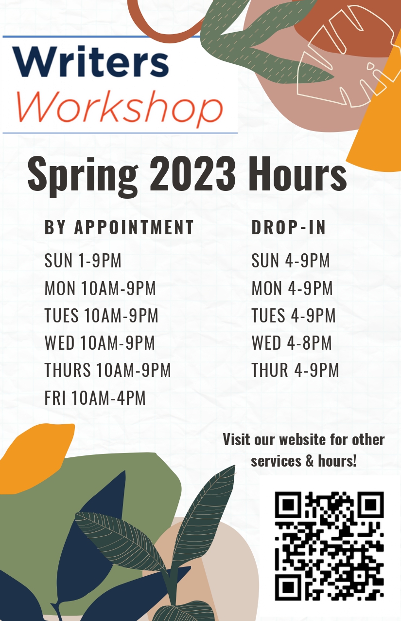 Writers Workshop Resources