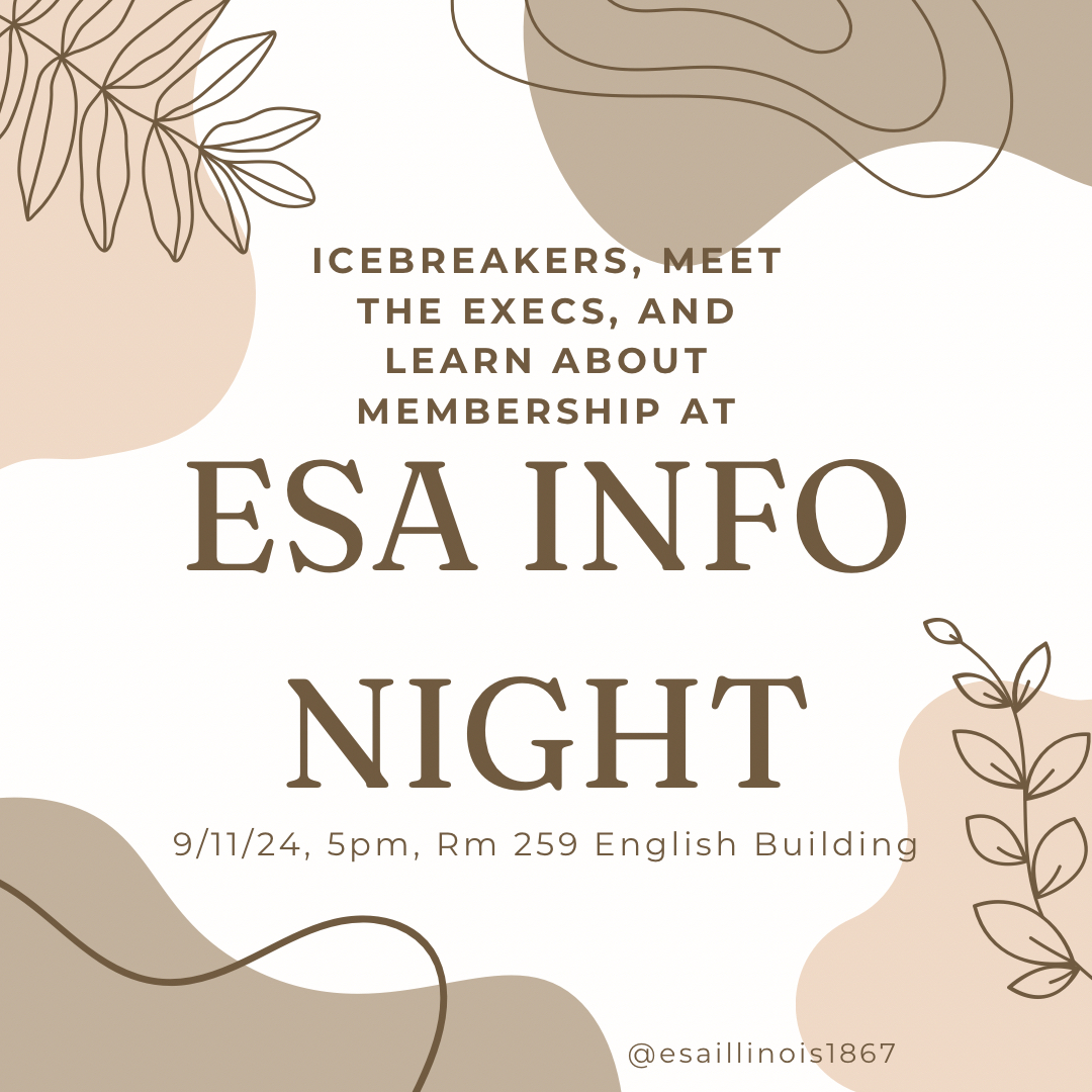 Upcoming ESA Events