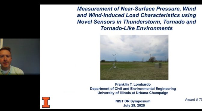 Prof. Lombardo presents at the VIRTUAL-2020 NIST Disaster Resilience ...