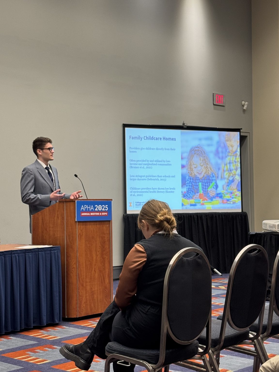 Elijah Davis presents his latest findings at APHA 2025 | Healthy Early ...