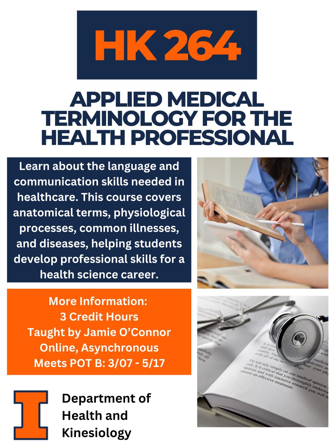 HK 264 – Applied Medical Terminology for the Health Professionals ...