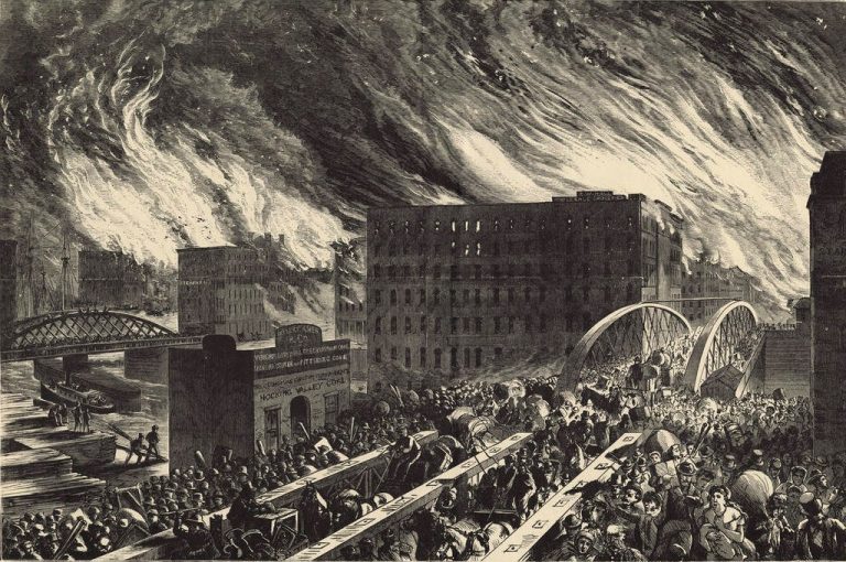 The Great Chicago Fire – Illinois History & Lincoln Collections