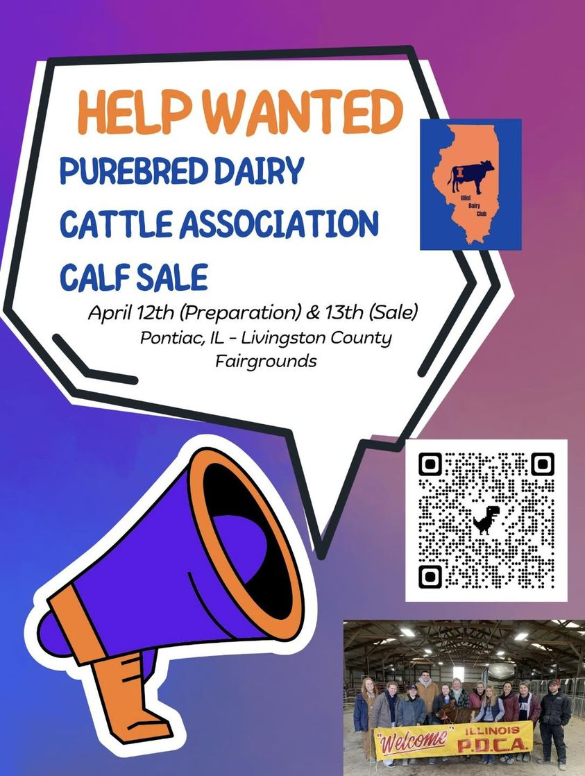 Illini Dairy Club » Help Wanted: PDCA Calf Sale Committee