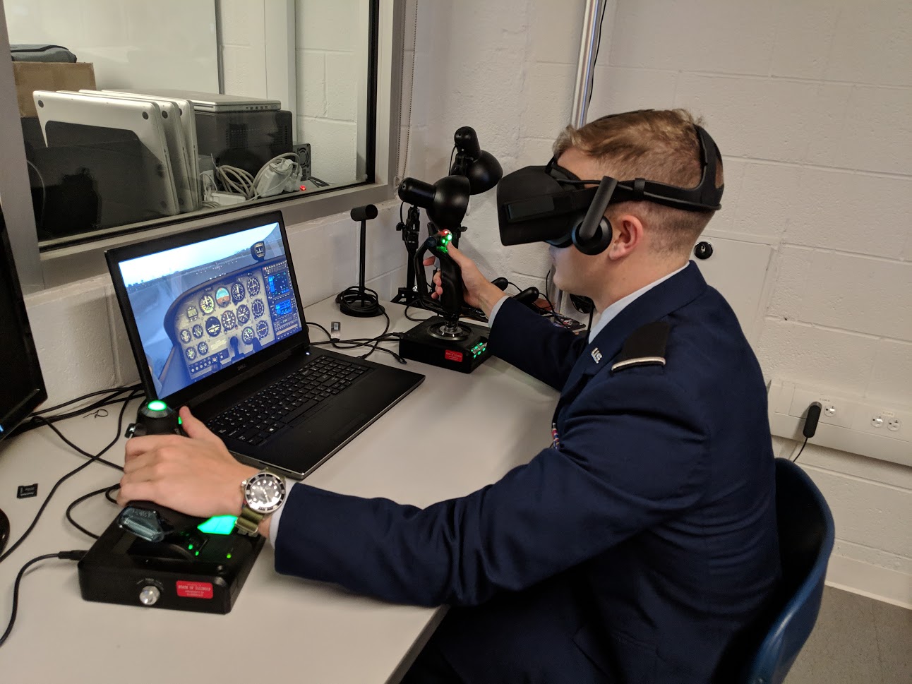 CITL Innovation Spaces » VR Flight Simulator Up and Running