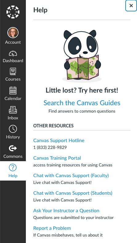Tech Tip of the Week: Navigating Canvas Using the Sidebar – iSchool ...