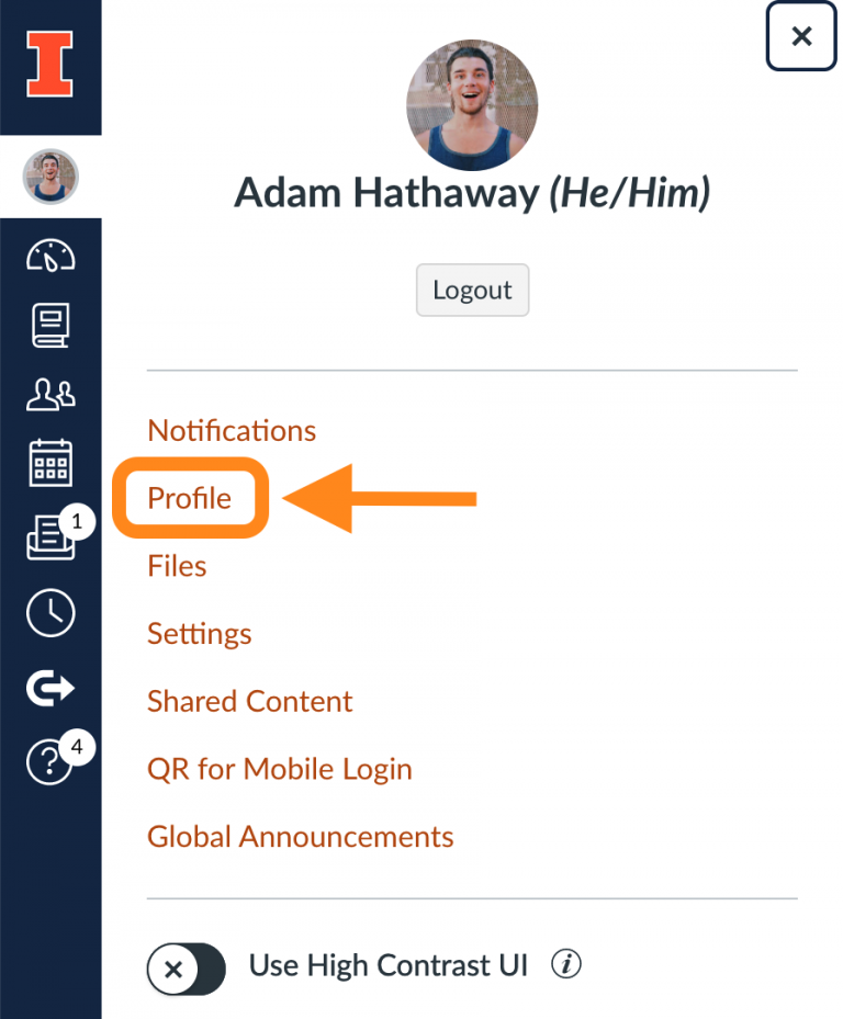 Tech Tip: Adding a Profile Picture to Canvas – iSchool Help Desk