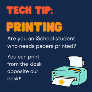 ischool printing – iSchool Help Desk