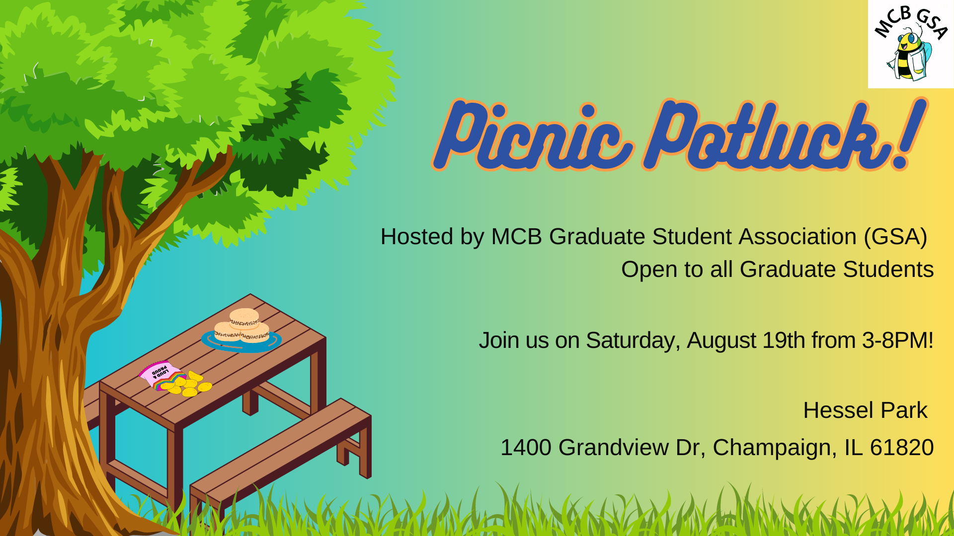 Picnic Potluck at Hessel Park! | GRADUATE STUDENT ASSOCIATION ...