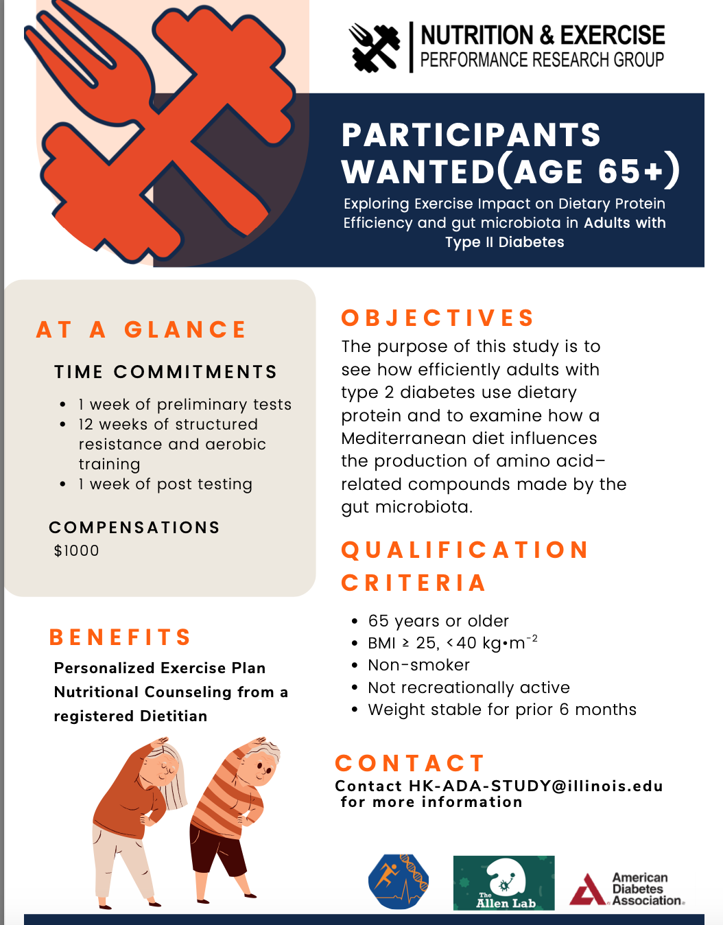 Active Studies | Nutrition and Exercise Performance Research Group ...