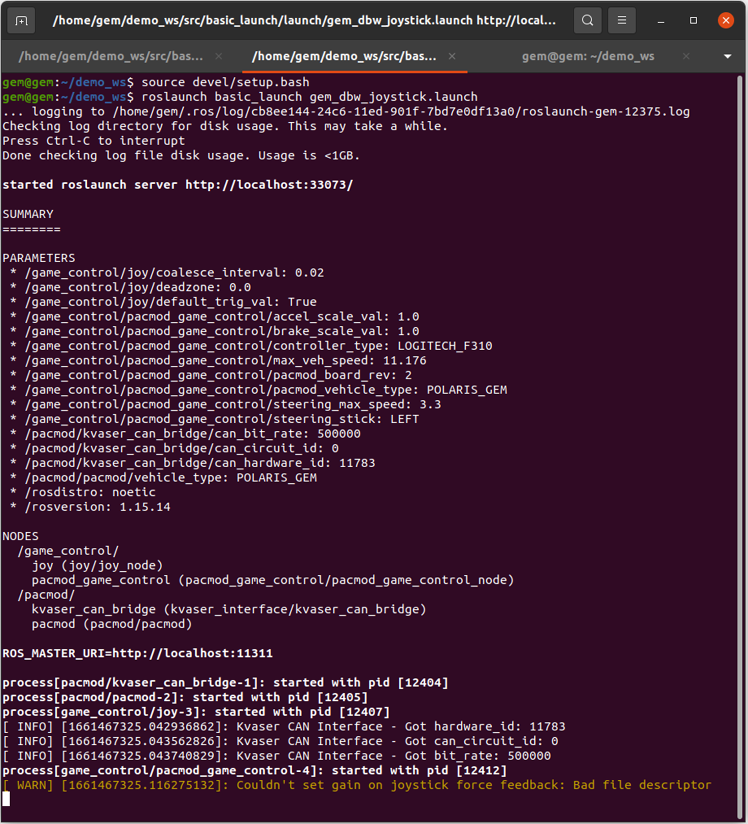 Polaris GEM e2 – Software | Resources of Robotics and Autonomy ...