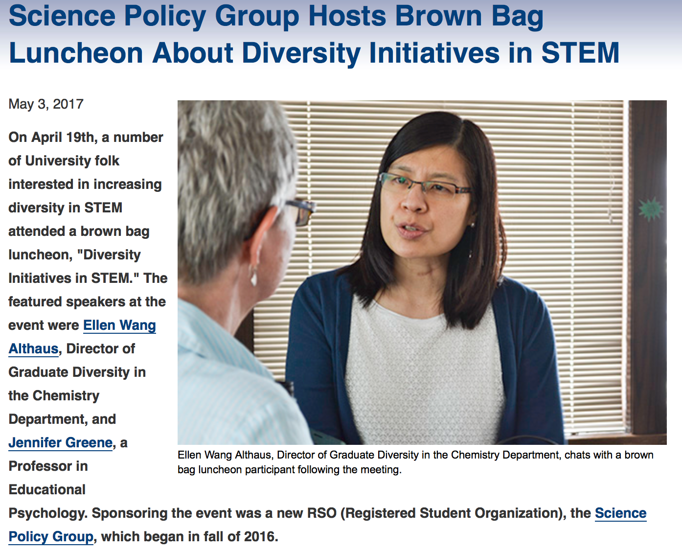 Group Updates | Science Policy Group - University of Illinois at Urbana ...