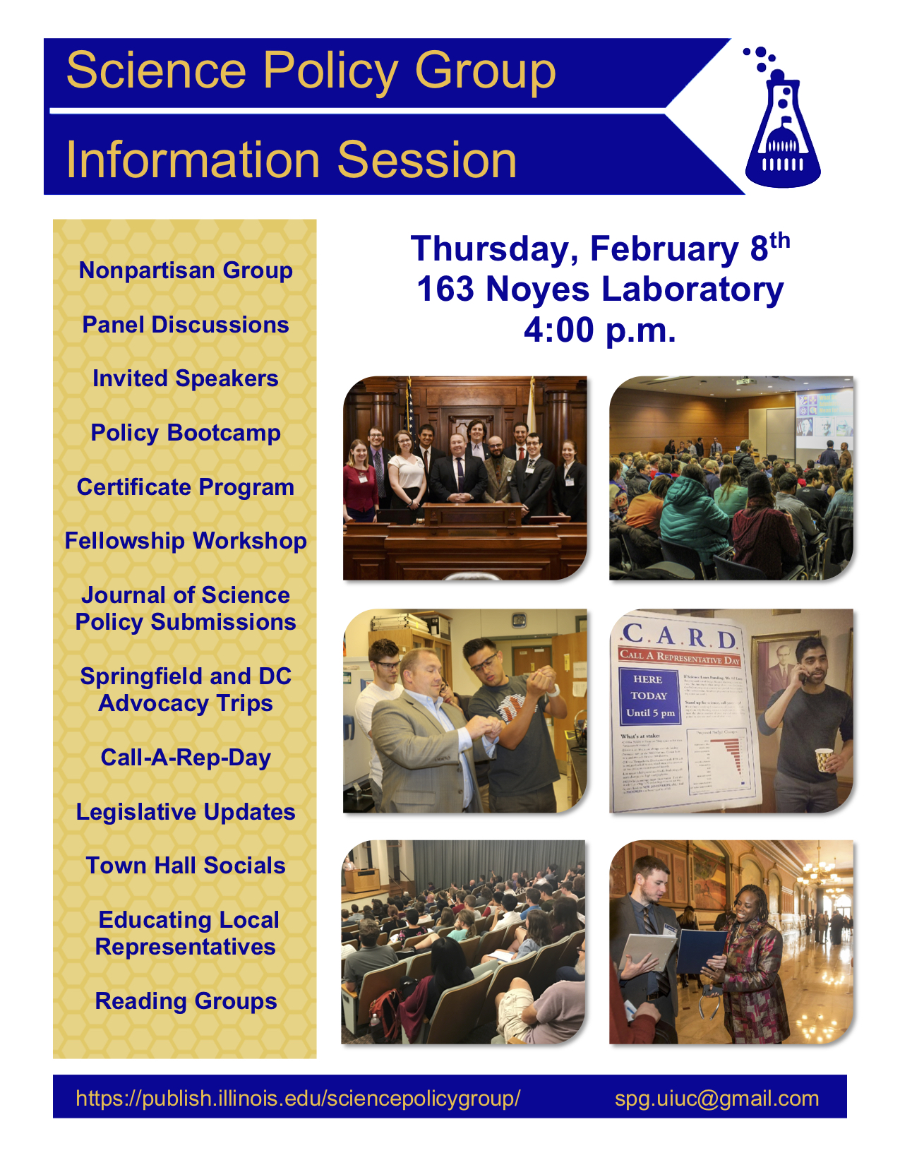 Information Session | Science Policy Group - University of Illinois at ...