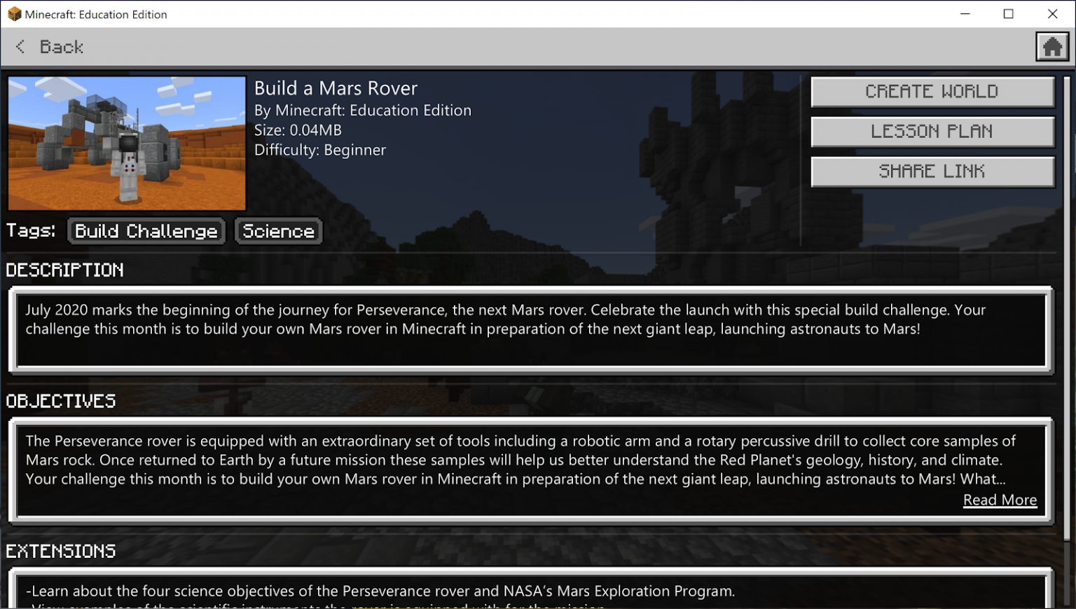 Education Edition – Cultivating Creativity to Integrate Computation and ...