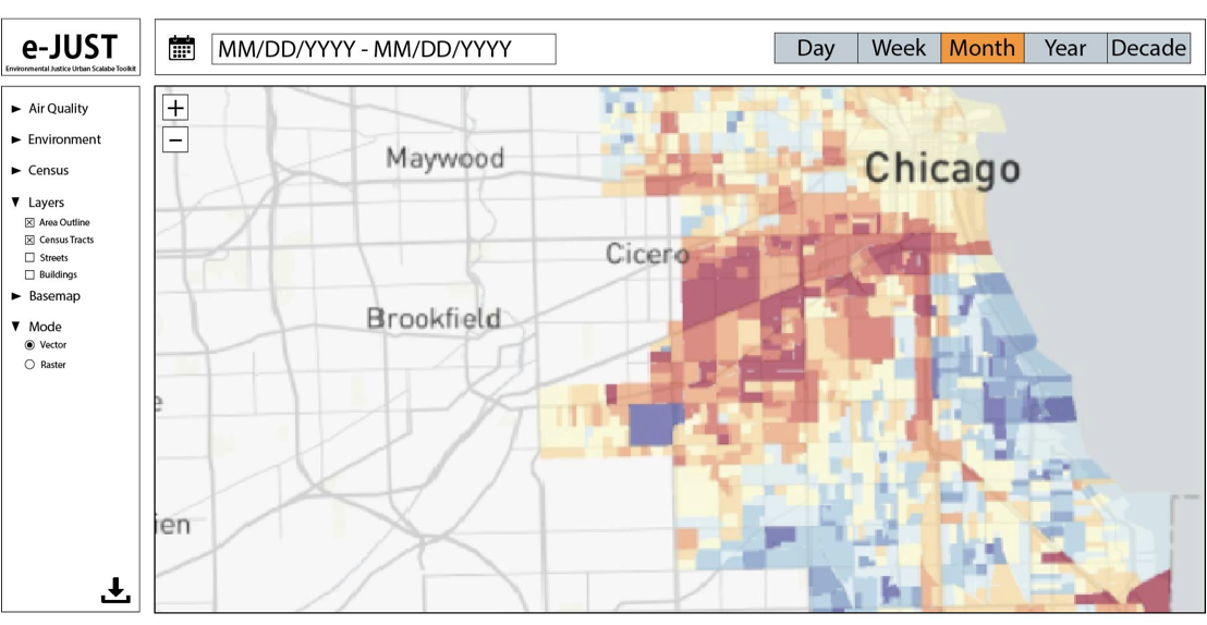 NASA e-JUST — Environmental Justice using Urban Scalable Toolkit – Integrated Urban Climate Research