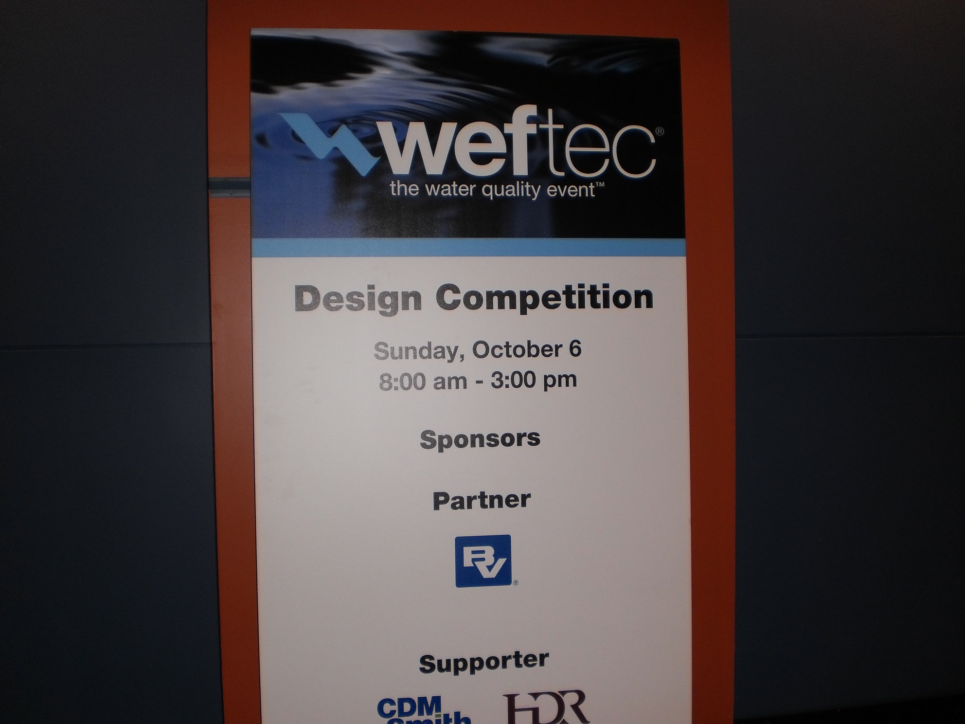 Design Competition Agenda | Water Environment Federation- American ...