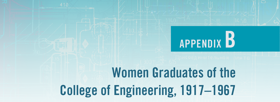Book Appendices – Women in Engineering